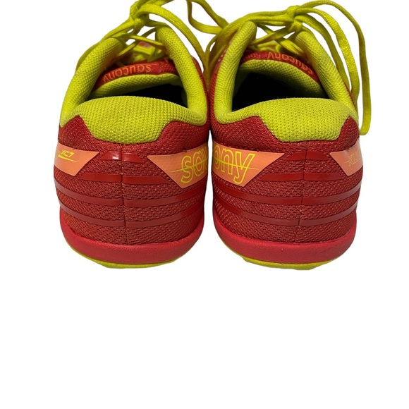 Saucony | Shoes | Saucony 75 Women Kilkenny Red Yellow Track Field Athletic Shoe Spike S 9416 ...